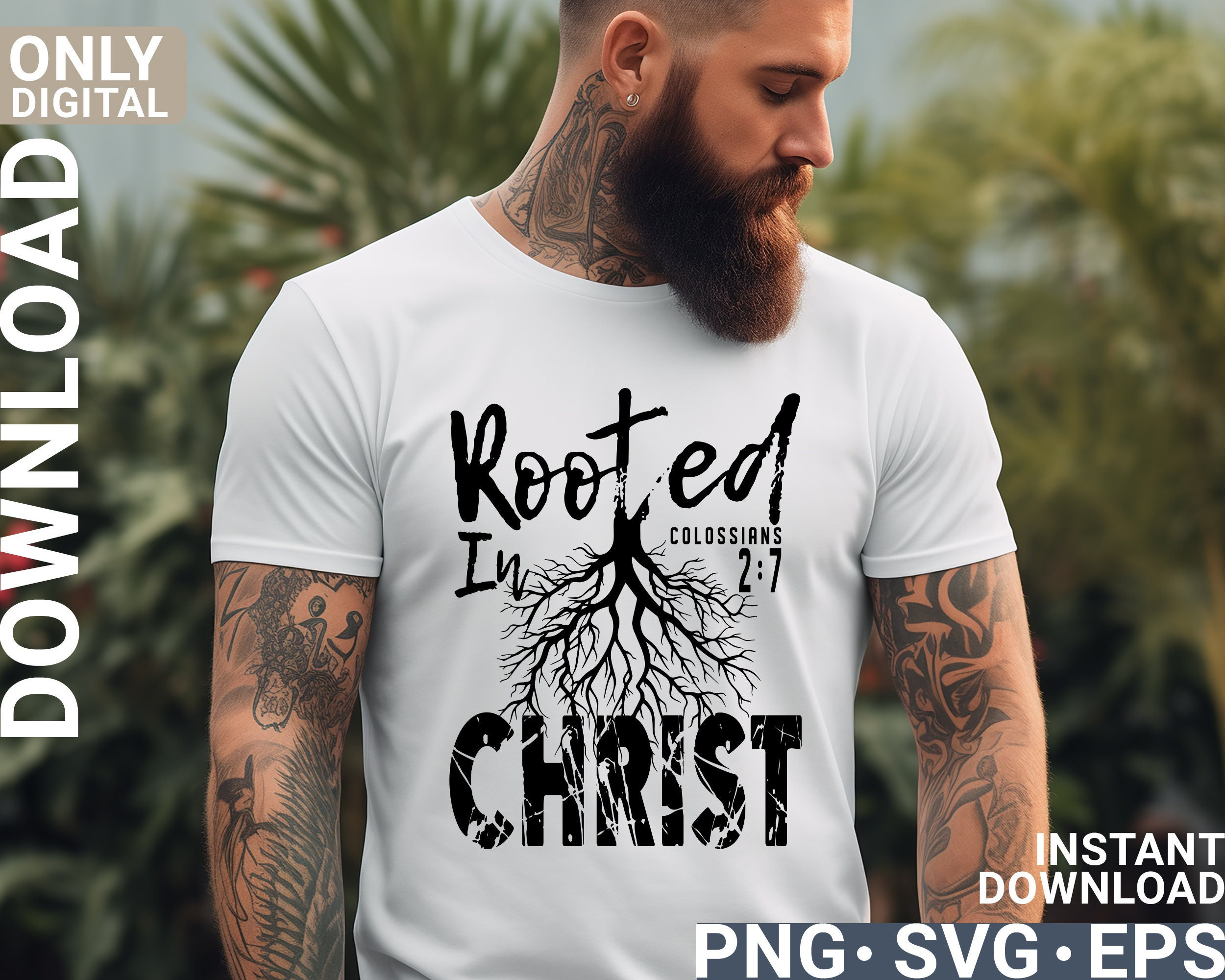 Rooted in Christ SVG , Christ SVG, Rooted SVG , Christian Svg , Jesus ...