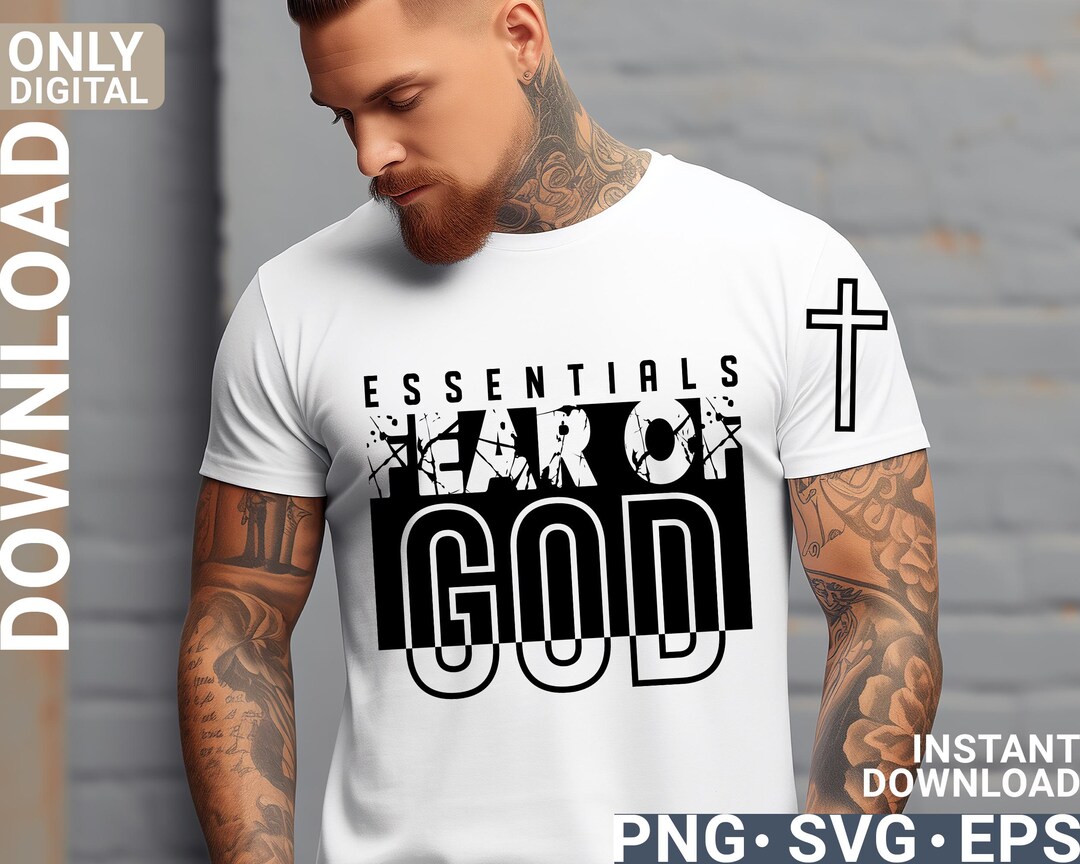 Christian Design Fear of God Svg Png, Religious Svg, Jesus Shirt Svg ...