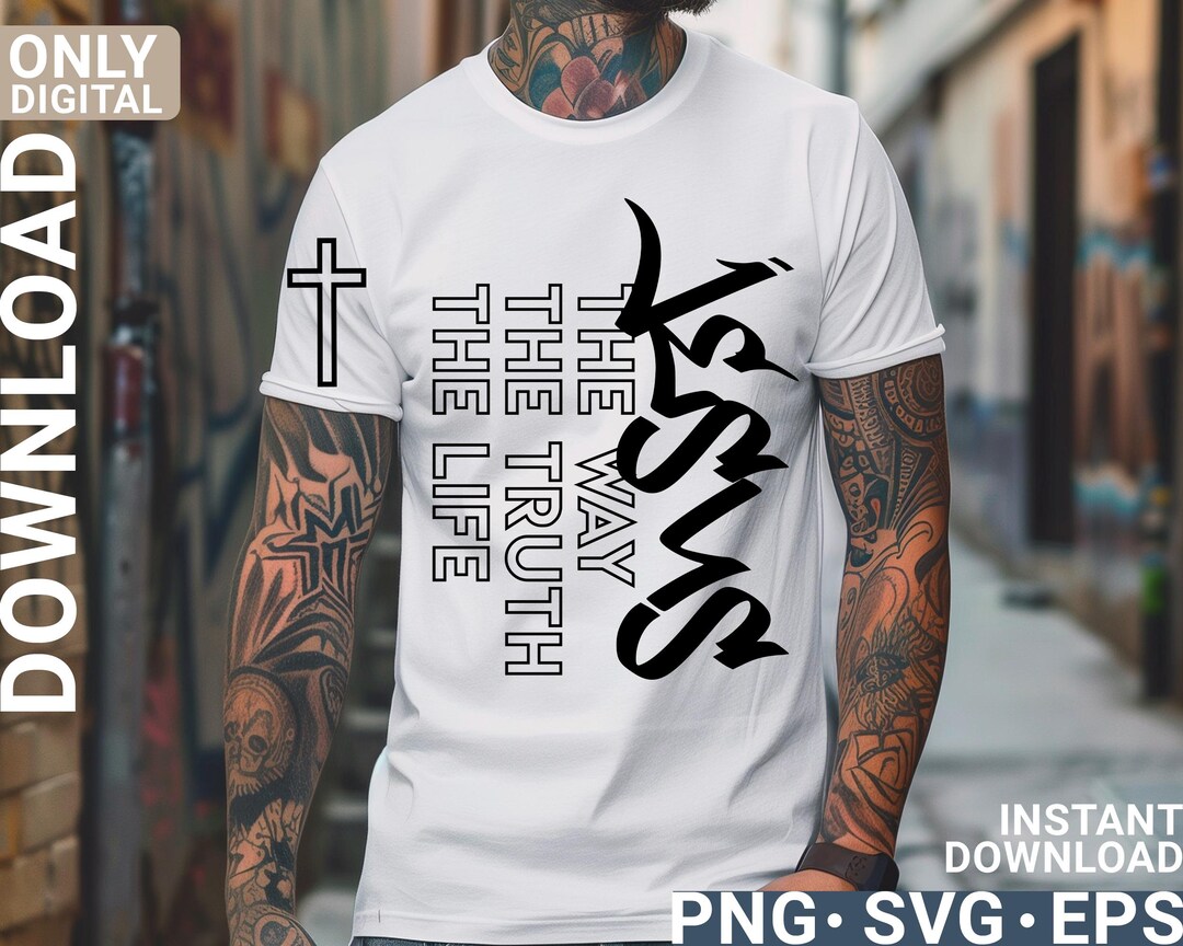 Christian Men Jesus Shirt Design Svg Png, Religious Svg, Faith Svg ...