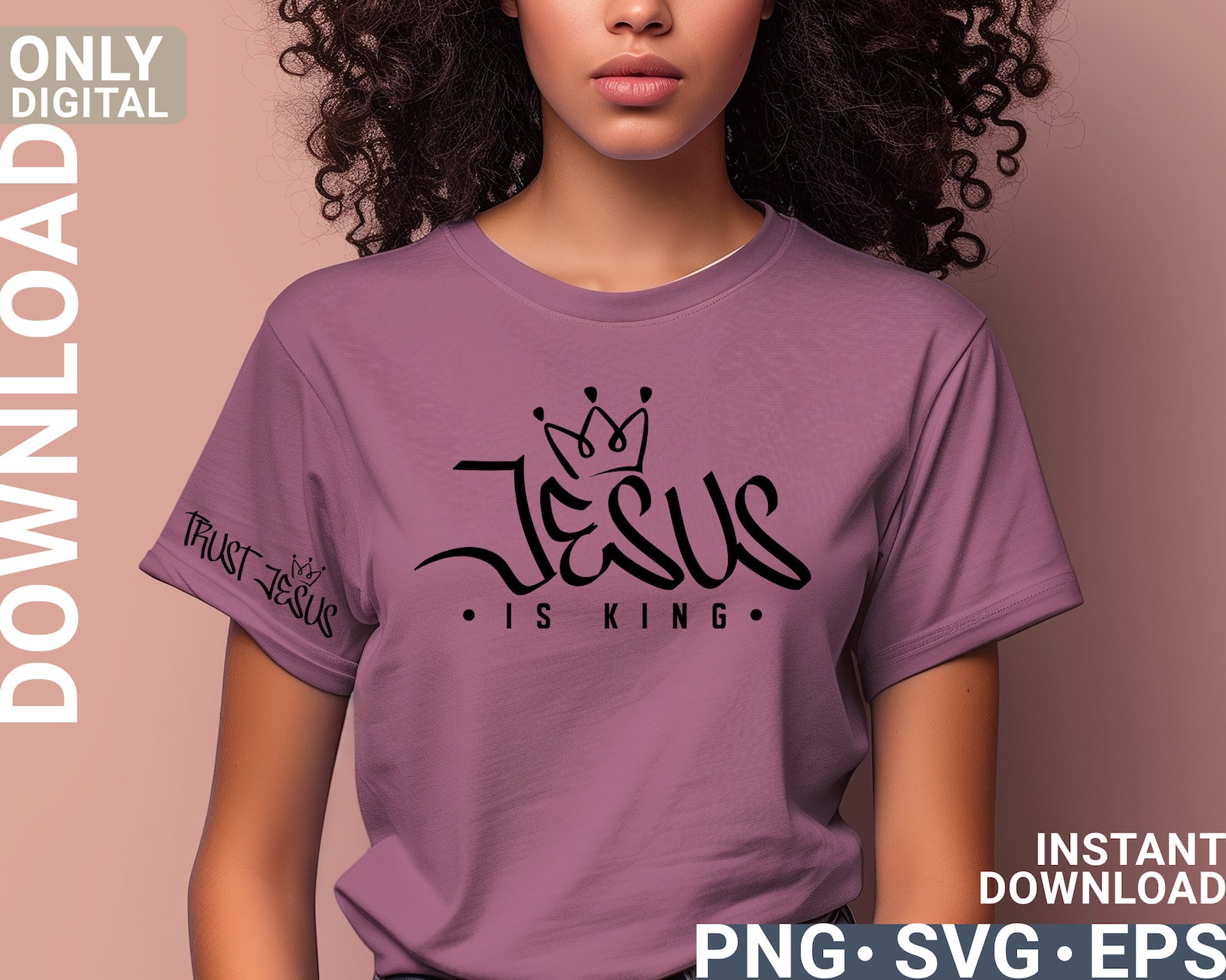 Jesus is King Svg Png, God Svg, Jesus Svg Shirt, Holy Svg, Scripture ...
