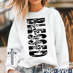 Simply Blessed SVG Png, Blessed Svg Png, Faith Svg, Christian Svg ...