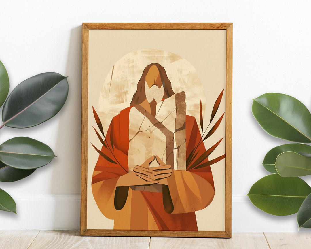 Ten Commandments Print, Boho Bible Wall Art (digital Download) - Etsy