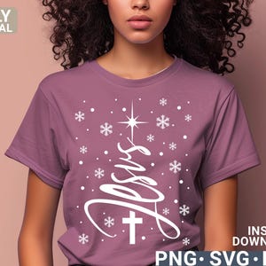 Jesus Christmas Tree Svg , Christian Christmas Svg, Jesus Svg ...