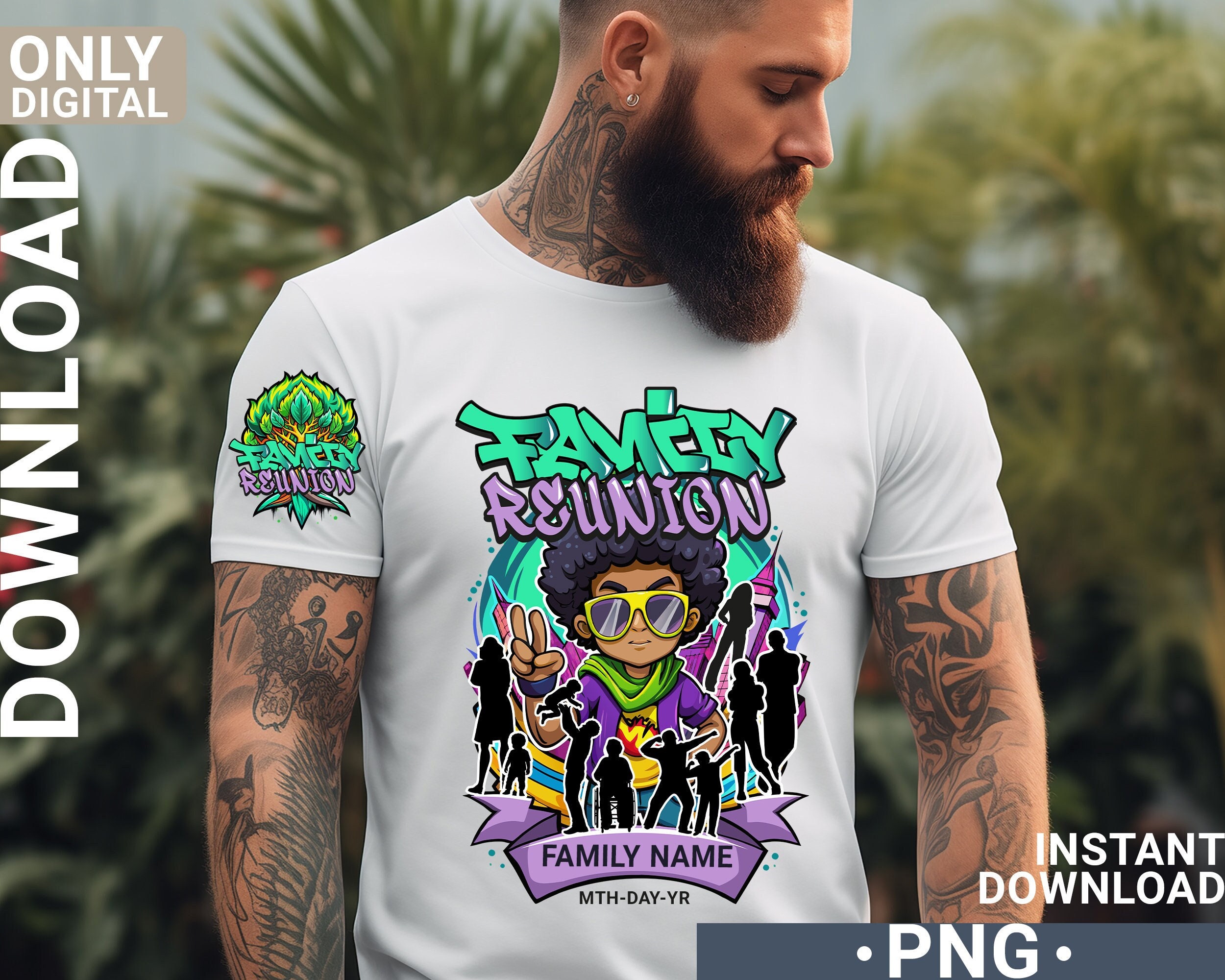 Modern Afro Family Reunion Sublimation, Black Family Reunion Shirt ...