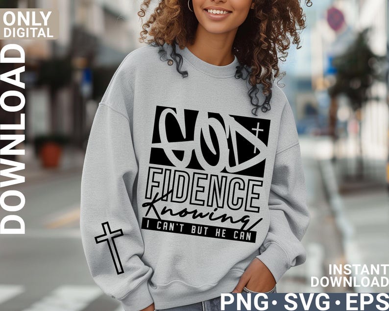 Godfidence Svg, Bible Verse Svg, Faith Over Fear Svg, God Fidence Png ...
