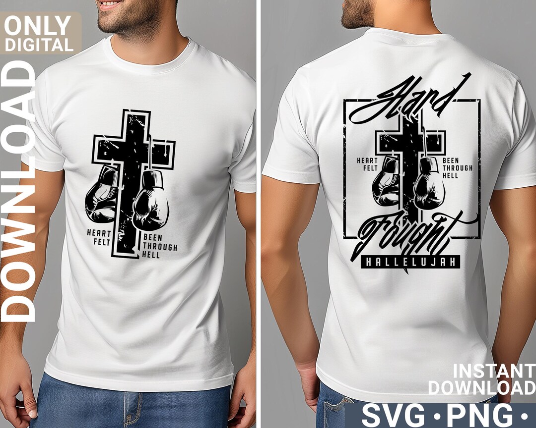 Hard Fought Hallelujah Svg Png Design, Christian Shirt, Digital ...