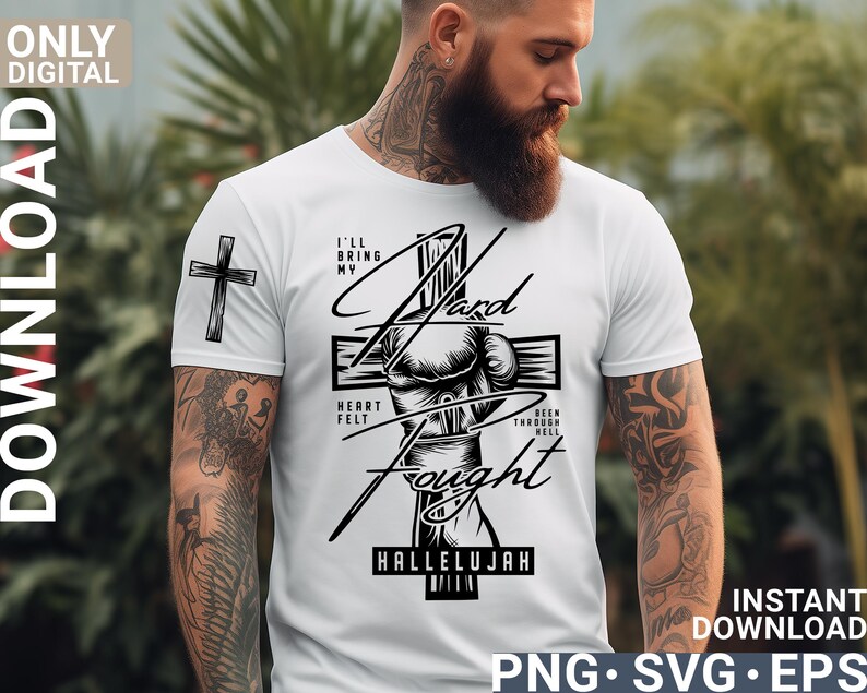 Christian Hard Fought Hallelujah Svg Png: Faith, Religious, Jesus ...