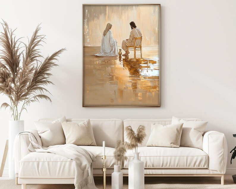 Mary With Alabaster Flask Wall Art Printable, Jesus Art, Bible Poster ...