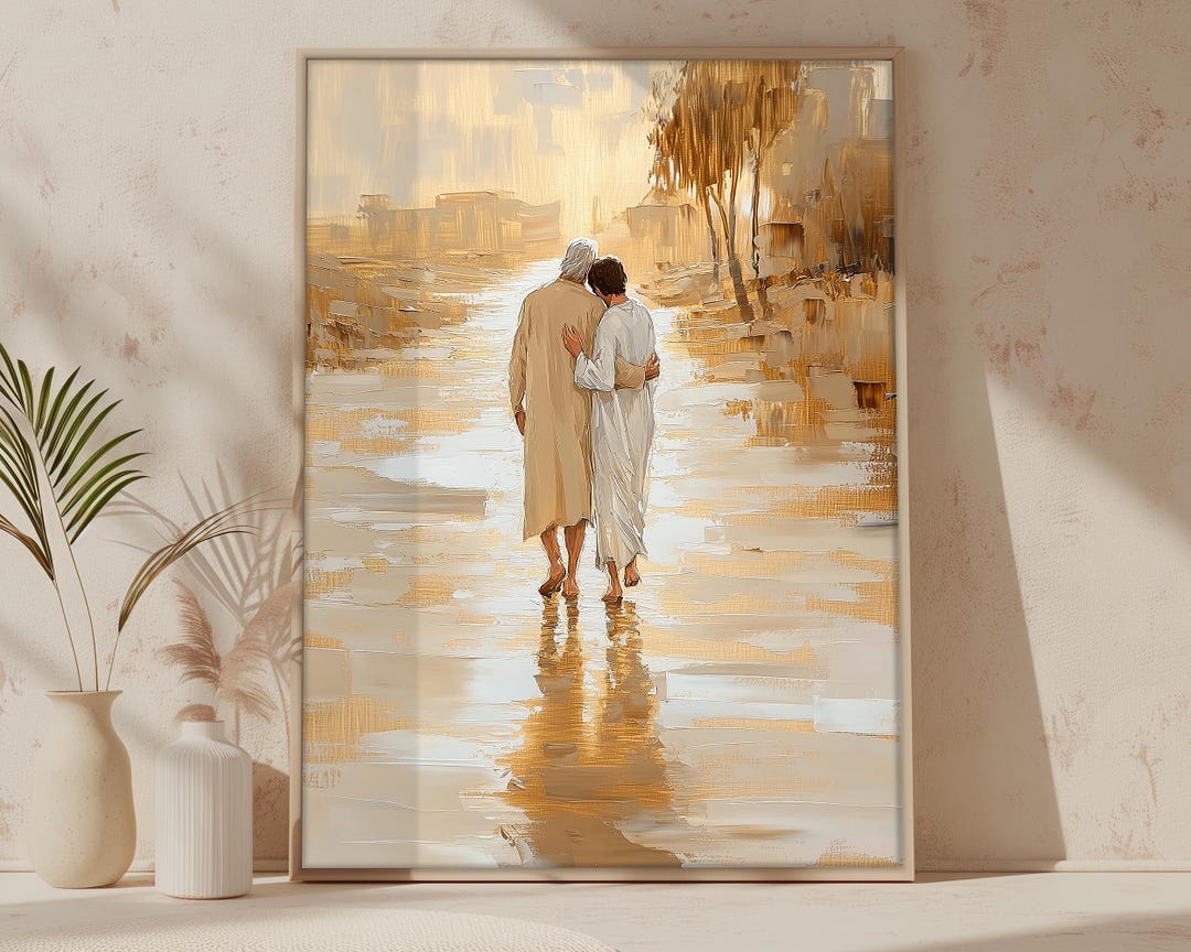 Prodigal Son Parable Wall Art, DIGITAL PRINT, Jesus Art, Bible Art ...