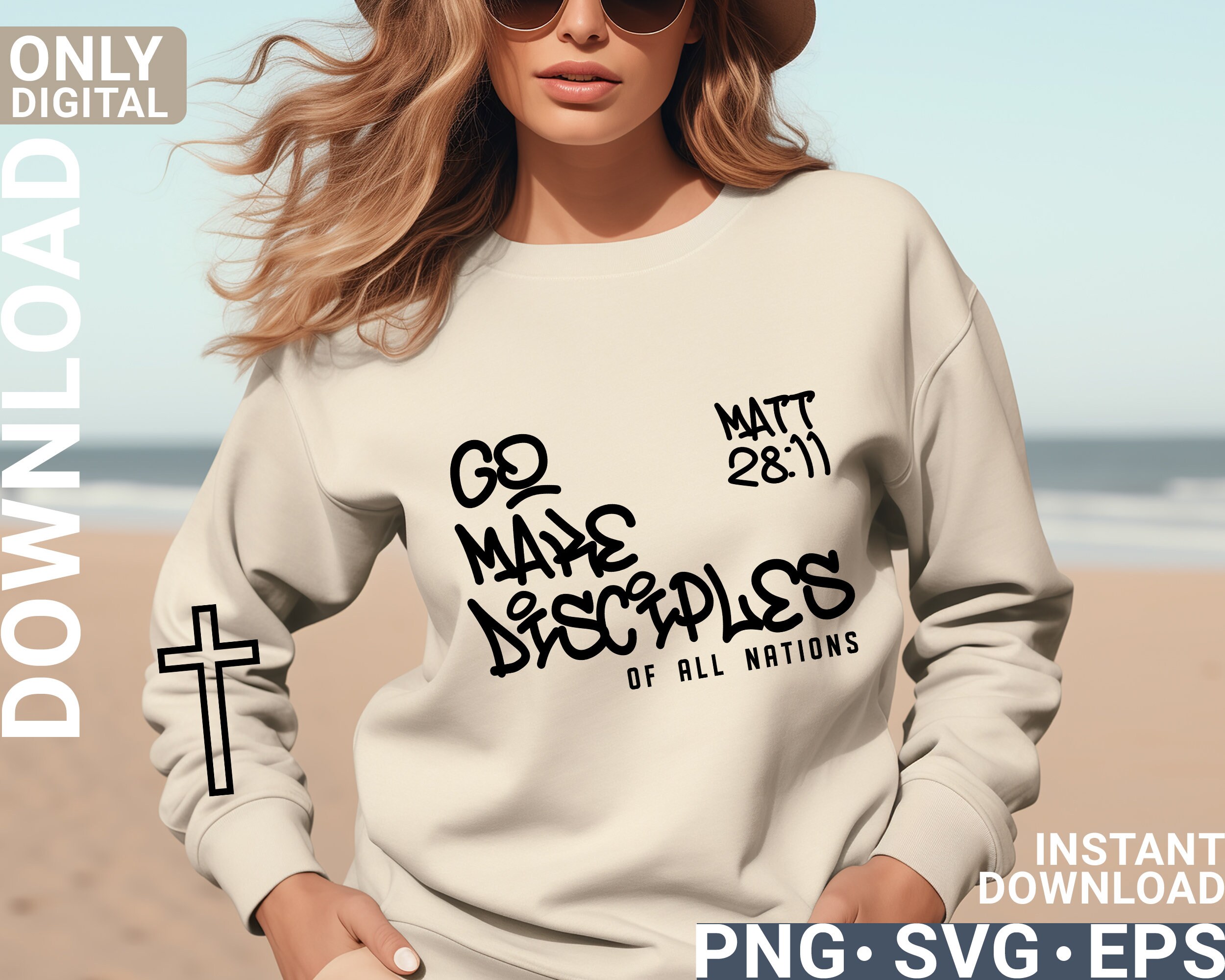 Go Make Disciples Svg Png , Baptism Svg Png , Matt 28:11 Svg, Bible Svg ...