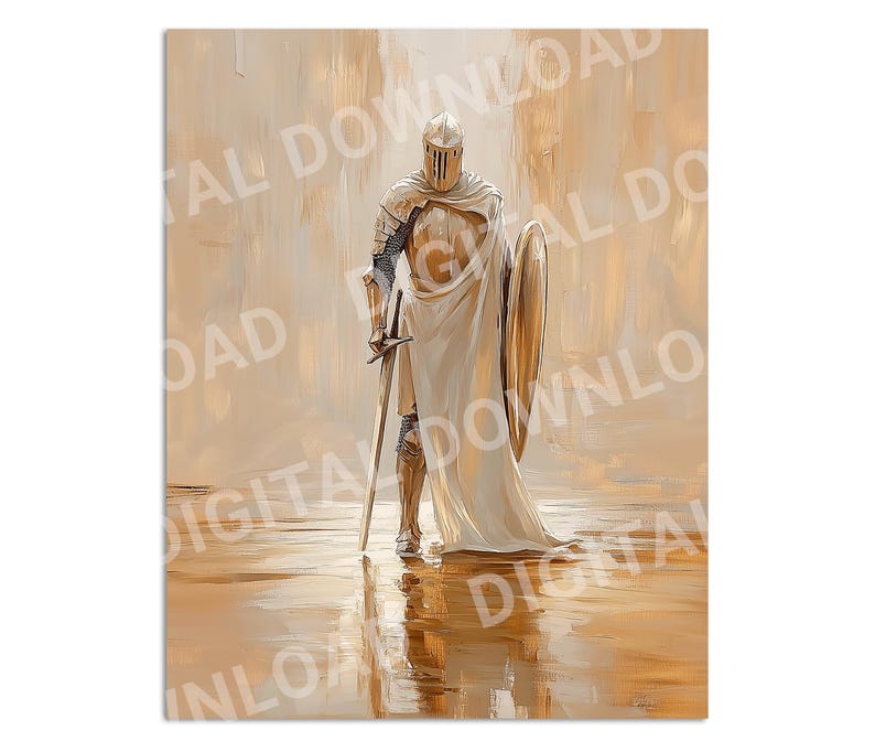 Armor of God Digital Wall Art , Jesus Christian Wall Art, Bible Modern ...