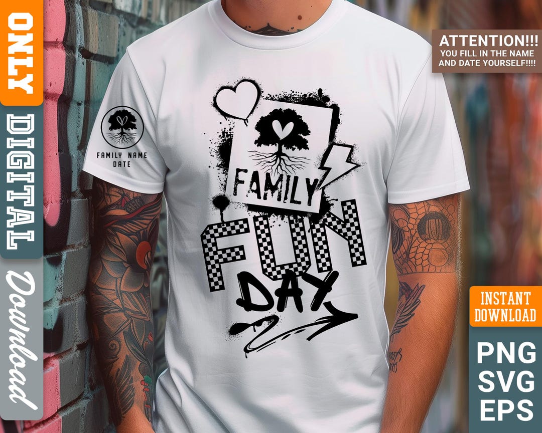 Family Fun Day Svg Png Modern Design, Family Reunion Svg Png, Family ...