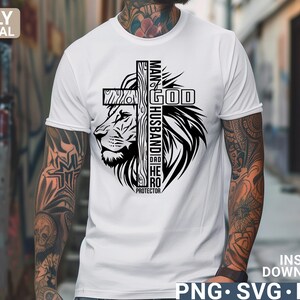 Man of God Svg Png Christian Shirt Design, Christian Dad Shirt, Gift ...