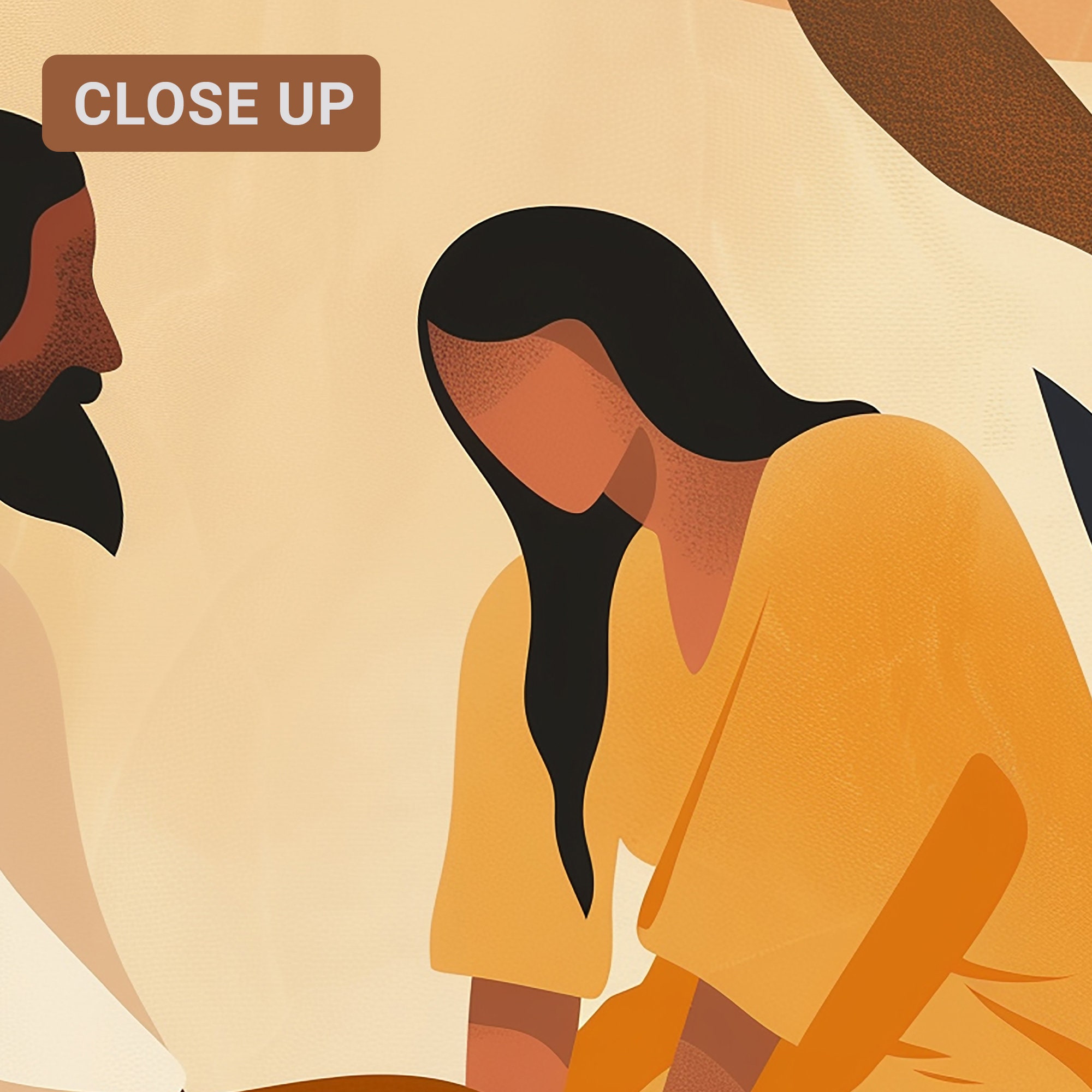 Mary With Alabaster Flask, Digital Print, John 12:3, Jesus Print, Bible ...