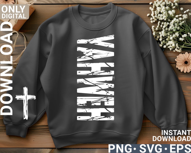 Yahweh Svg Png , YHWH Svg Png Shirt Design , Jesus Png, Jesus Svg, Christian Retro Design ...