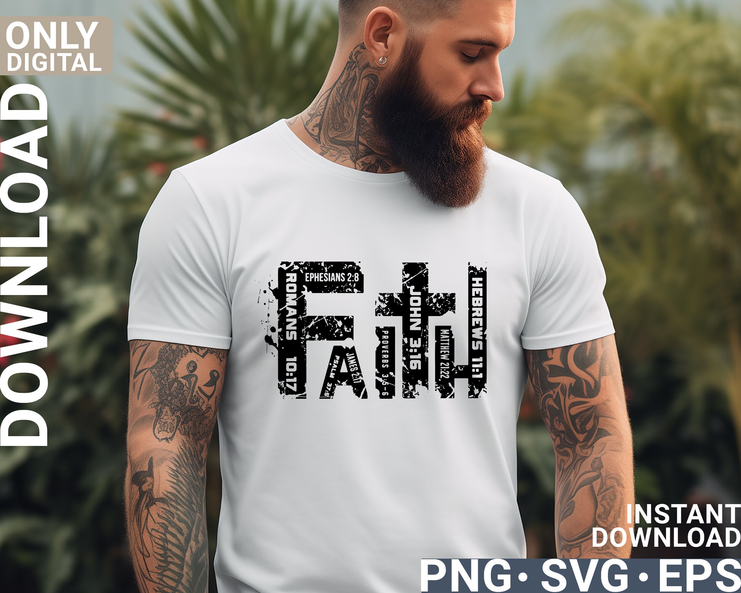 Faith Svg Png Sublimation Design, Christian Men Shirt Svg, Digital ...