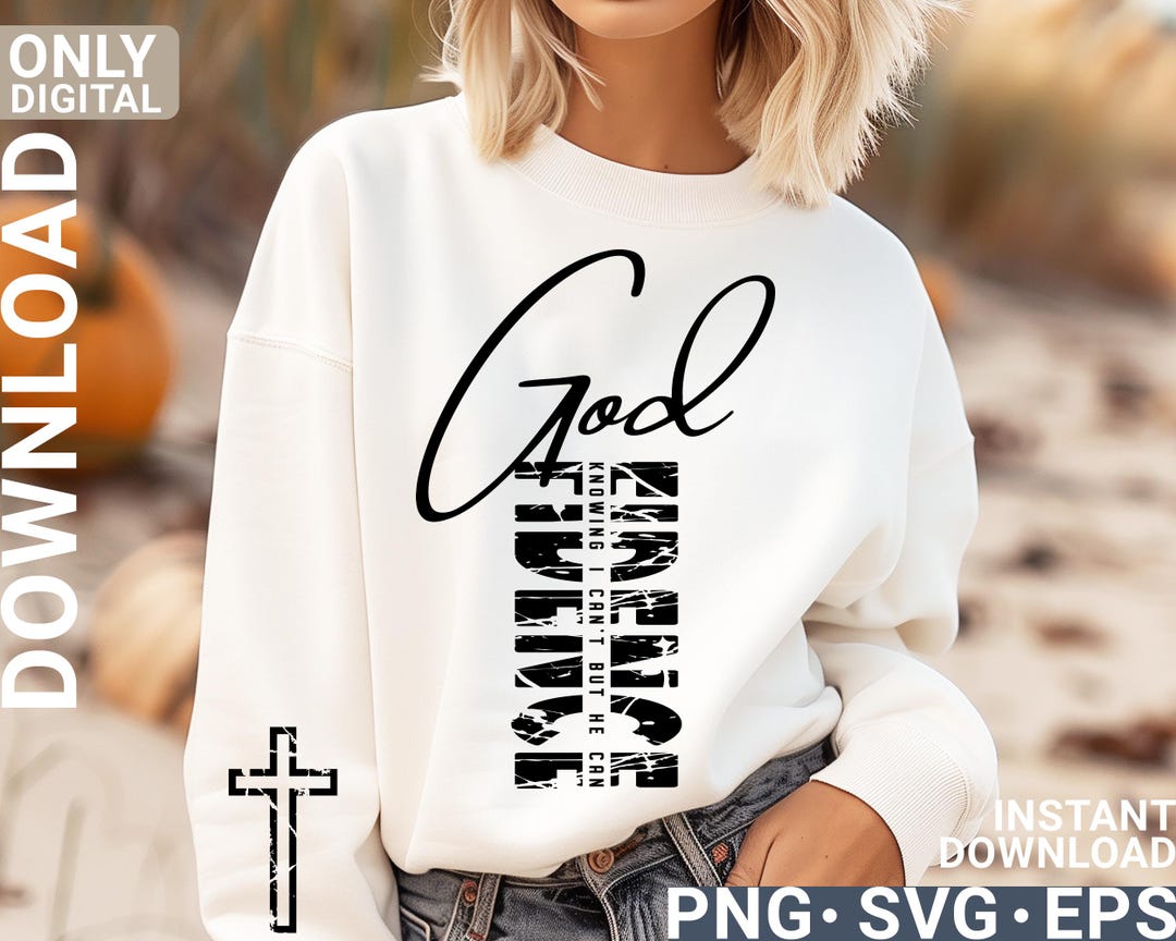 Godfidence SVG Png, God Fidence Svg, Cute Christian SVG, Bible Verses ...