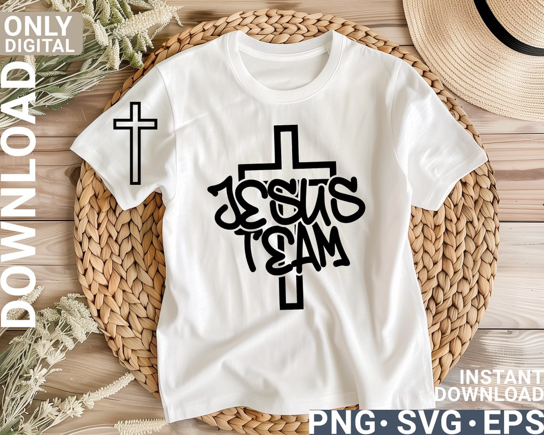 Jesus Team Svg Png Christian Shirt Design , Digital Download - Etsy
