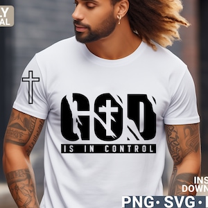 GOD IS IN Control Svg Png, Christian Shirt Design, Mother's Day Png ...