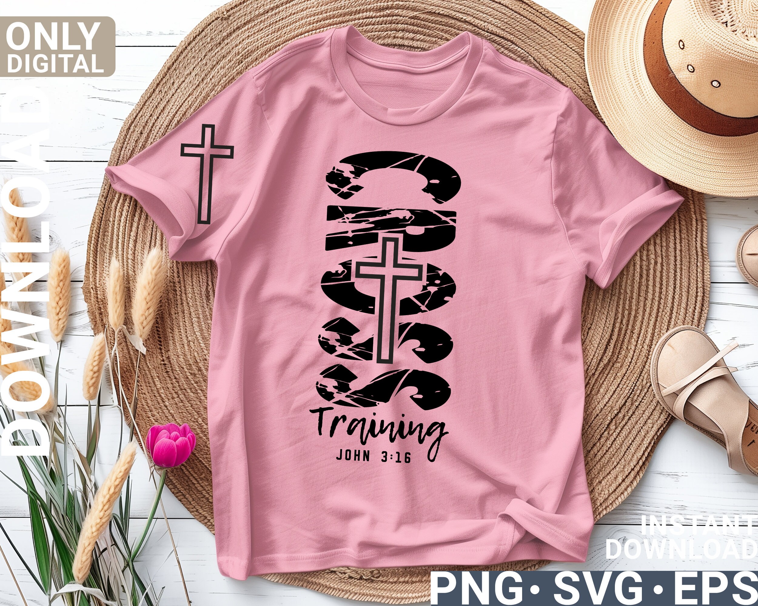 Cross Training SVG Png , Cross SVG Png , Faith Shirt Design, Christian ...