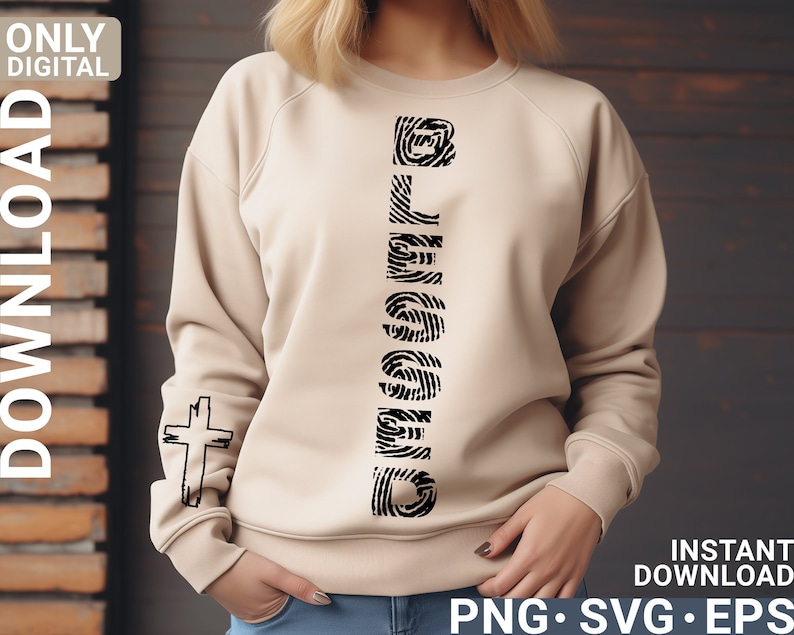 Blessed Svg Png Digital Design, Digital Download - Etsy