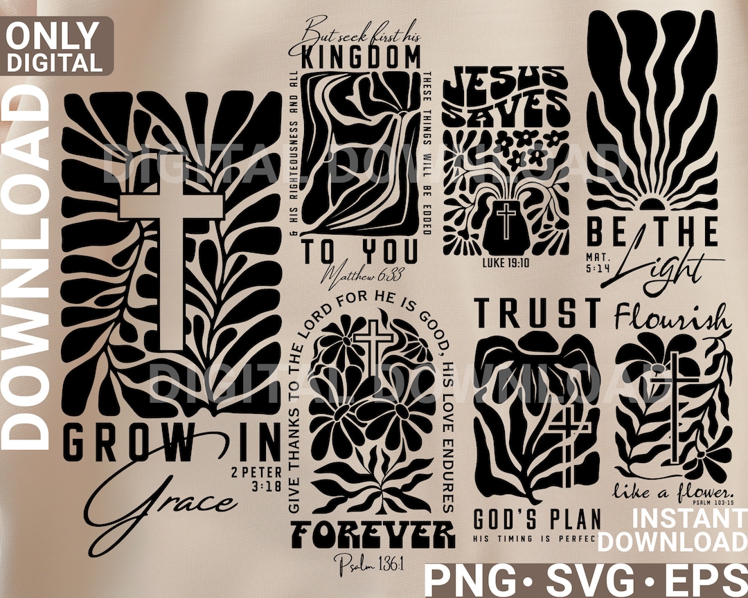 Retro Floral Christian Woman Svg Png Shirt Designs , Bible Verse ...