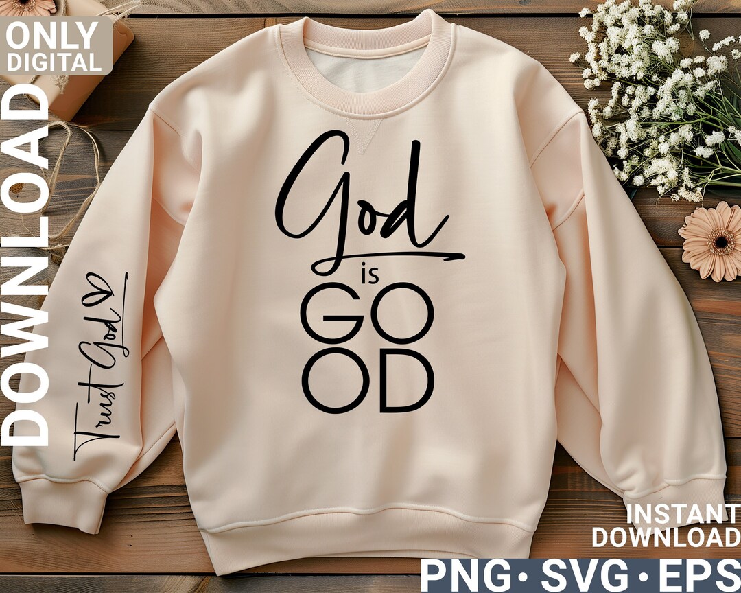 God is Good SVG Png, Retro Svg, Christian SVG, Religious Svg, Bible ...