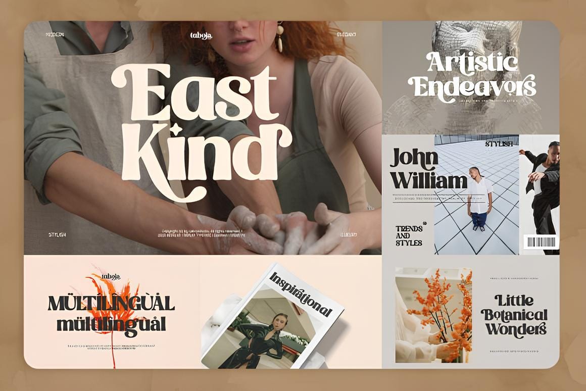 Retro Fonts Collection Font, Vintage Typography, Classic Scripts ...