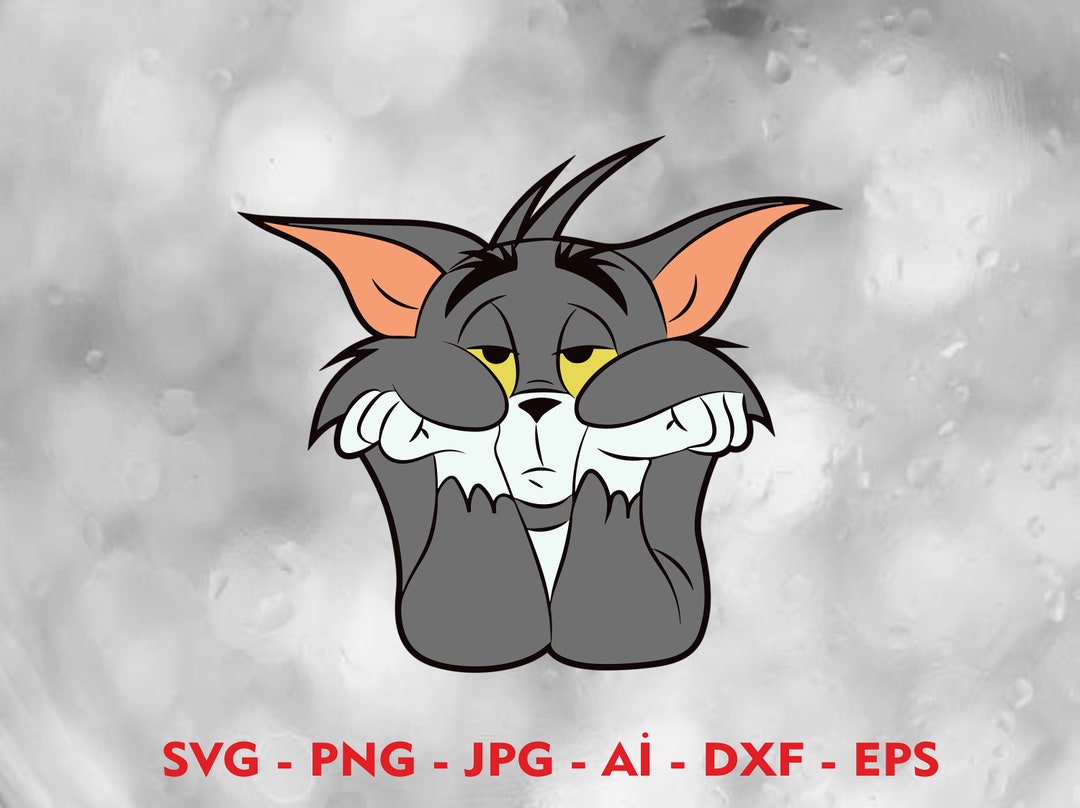 Tom Digital Design Tom and Jerry Svg / Png / Jpg / Eps / Dxf / Ai - Etsy UK