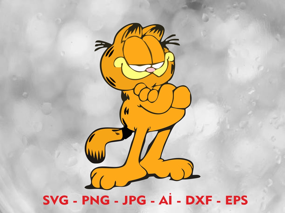 Garfield SVG Files / Garfield Cartoon / Odie and Garfield Funny Png ...