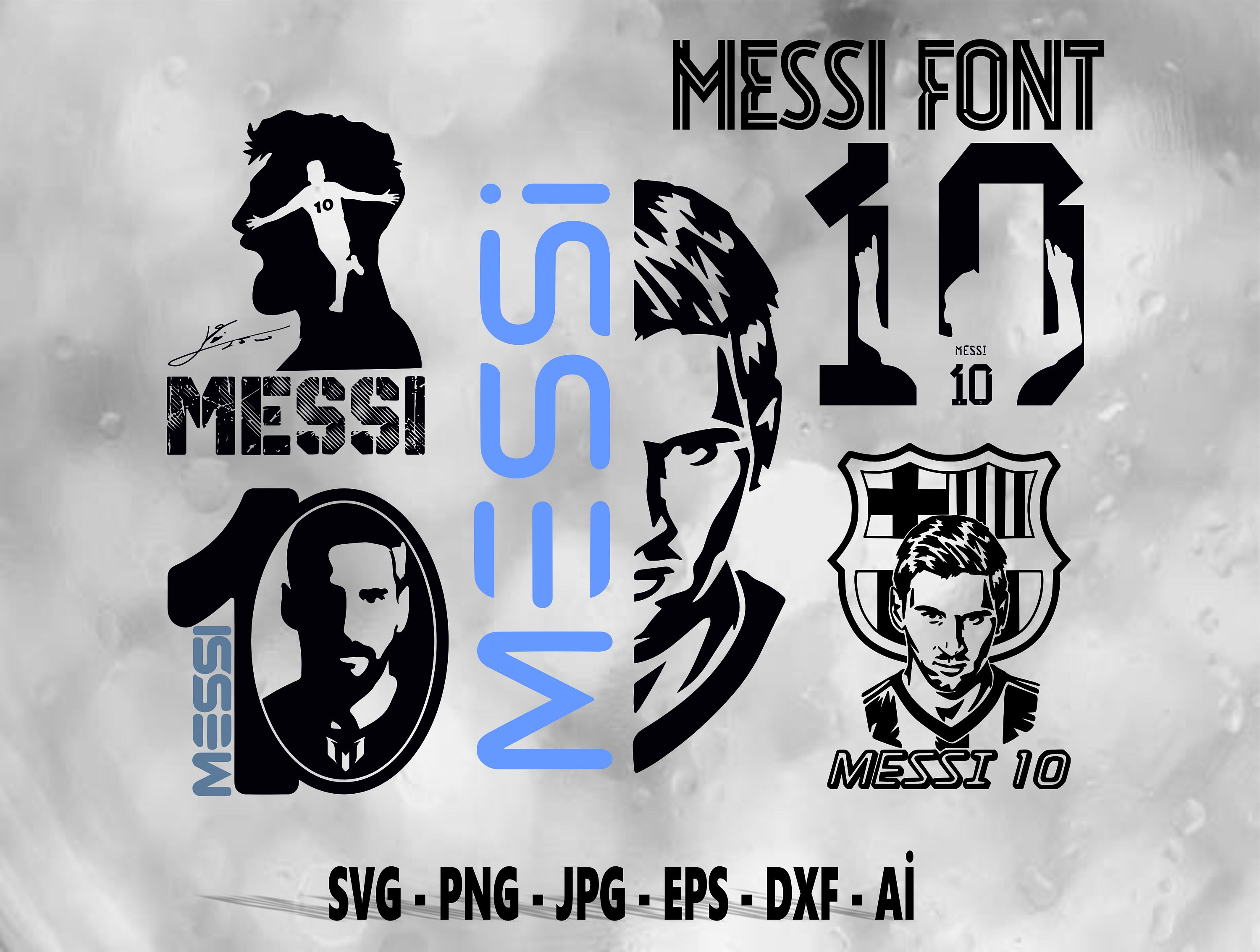 Messi SVG File,messi FONT, Intermiami Png, Messi Miami Png, Messi ...