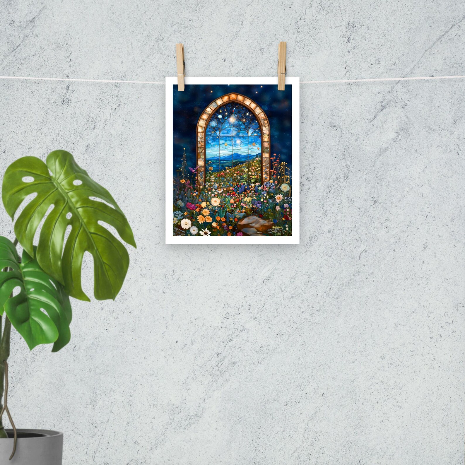 The Starlit Portal - Poster - Etsy