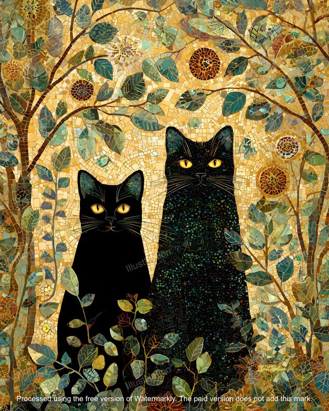 Two Cats in the Afternoon - Framed Poster - Etsy