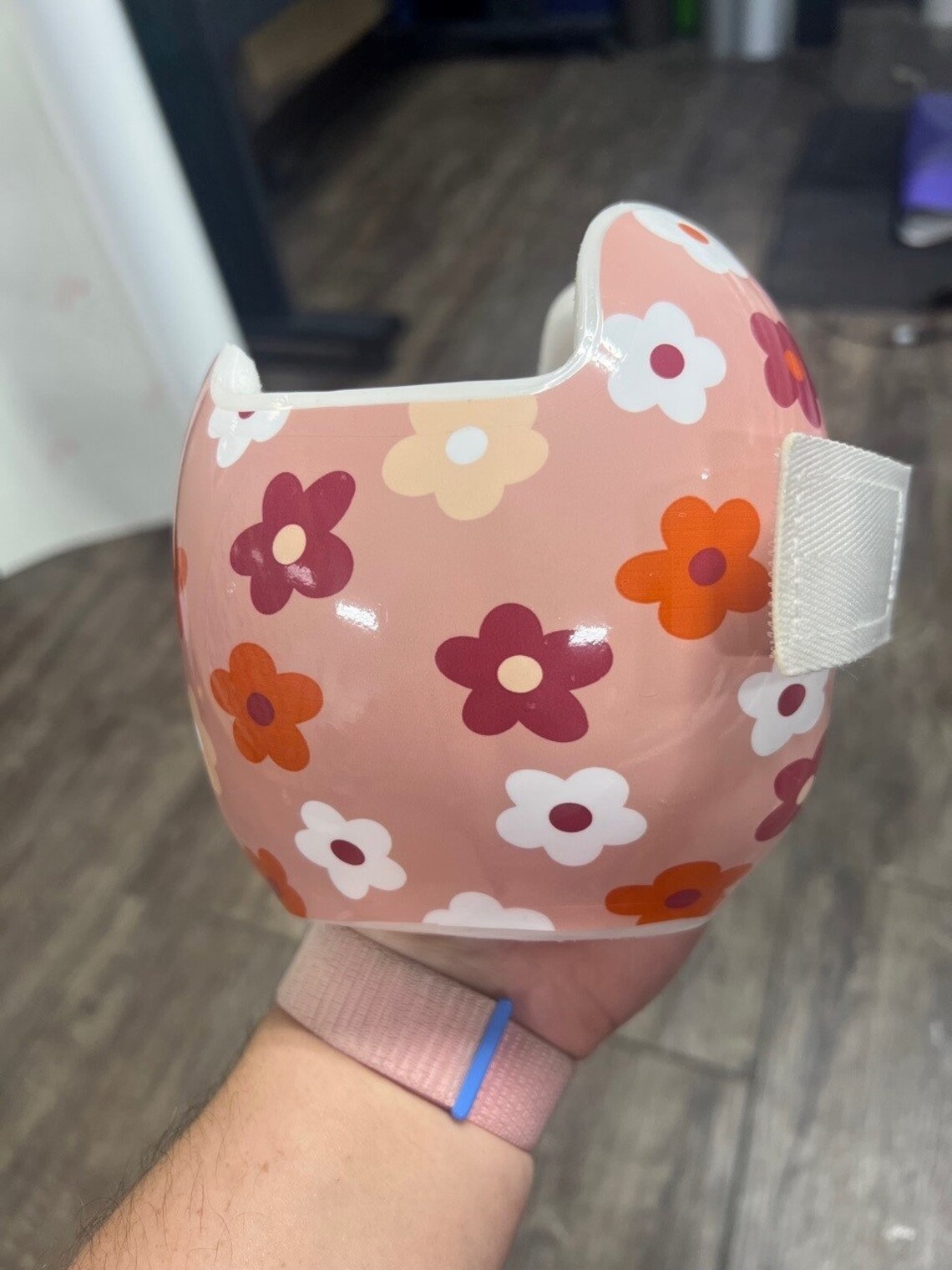 Cranberry Floral Doc Band Wrap - Etsy
