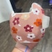 Cranberry Floral Doc Band Wrap - Etsy