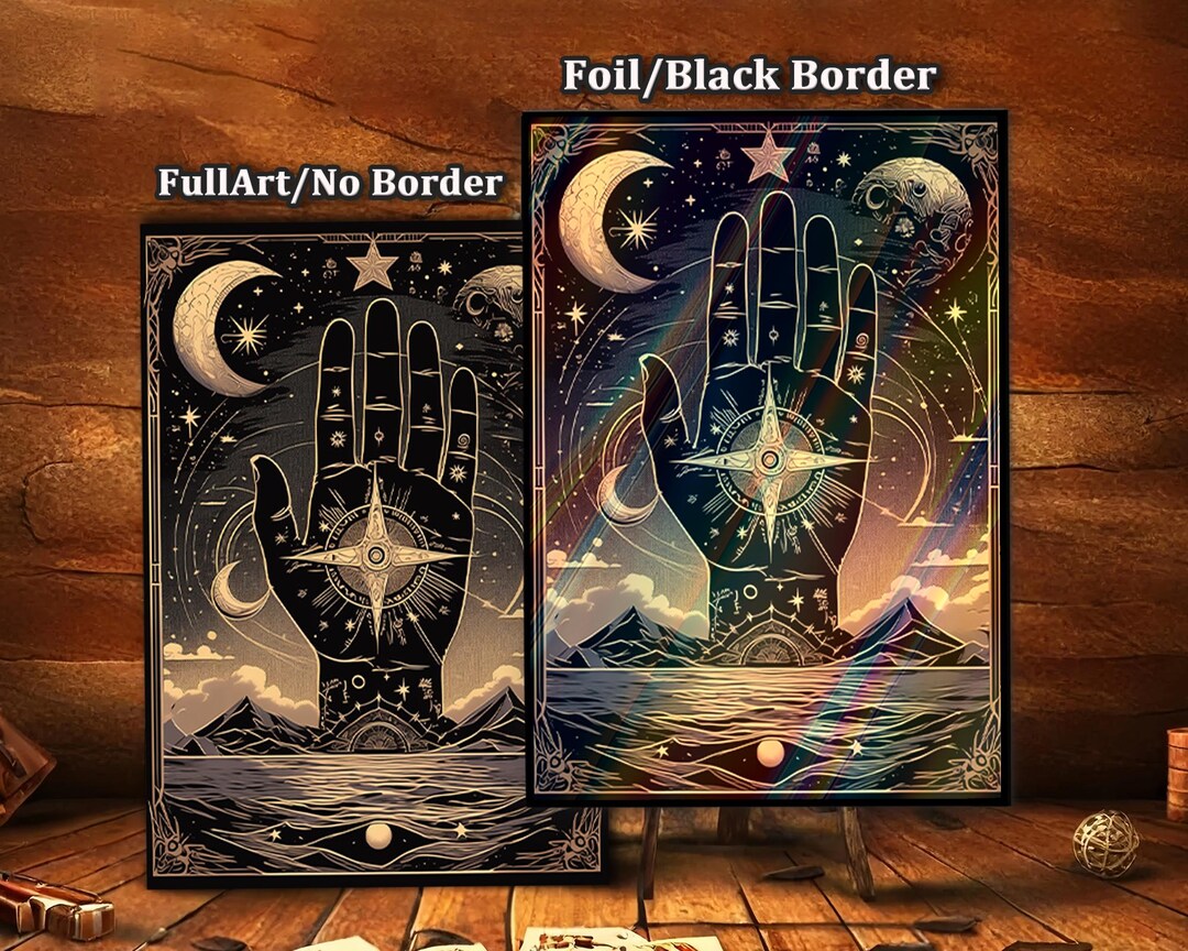 MTG Card Sleeves, Astro Palm Vision : Ai-crafted Detail - Etsy