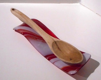 Glass spoon rest | Etsy