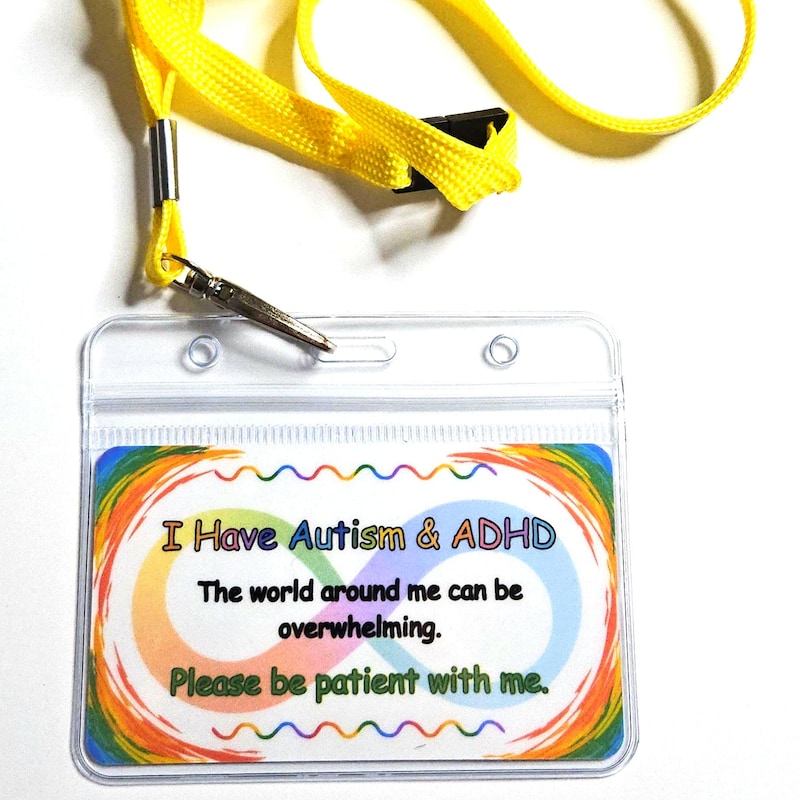 Autism Id Card Holder - Etsy UK