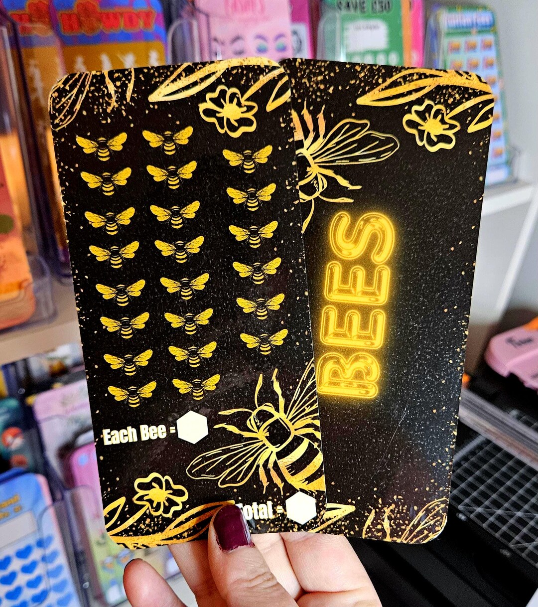 Bees Savings Challenge Tracker: Printed Dashboard - Etsy UK