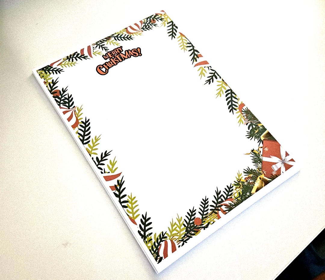 Christmas Notepad A5 50 Page Notepad/memo Tear off Style - Etsy