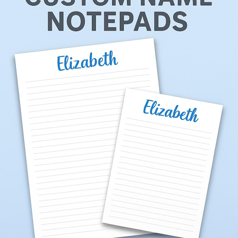 Personalised Notepad - Etsy UK