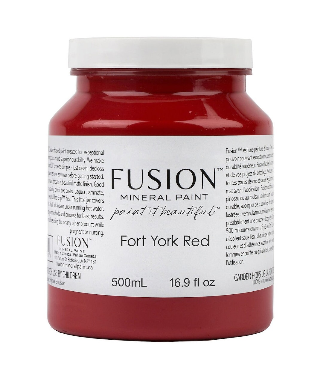 Fort York Red Fusion Mineral Paint Pint, Phoenix Retailer Ships in 1-2 ...