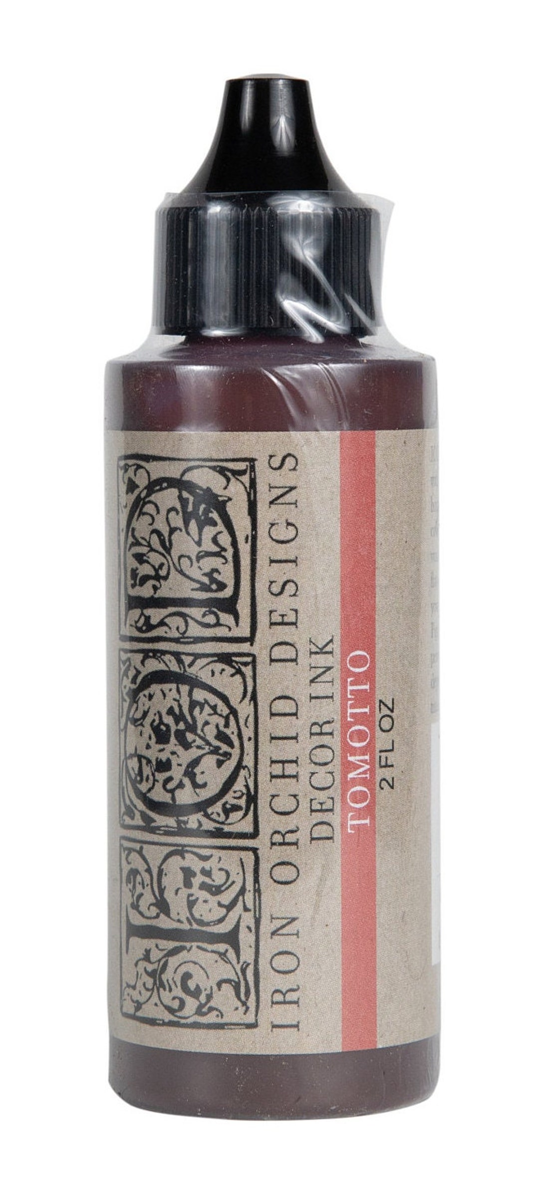 IOD Tomato Red Stamp Decor Ink by Iron Orchid Designs 2 Ounce for ...