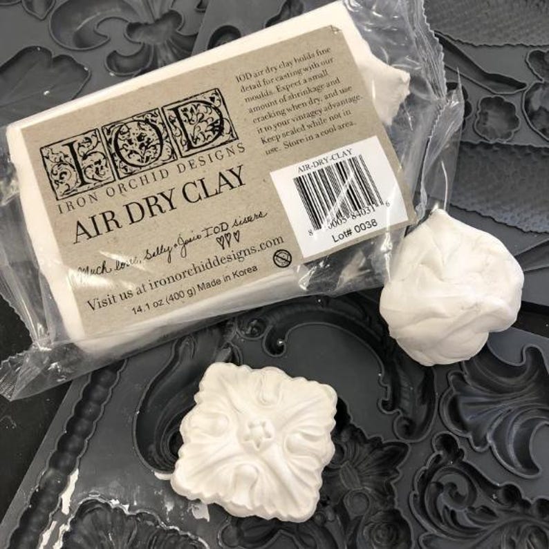 Air Dry Clay IOD by Iron Orchid Designs 14 Ounces, Moulding Clay ...