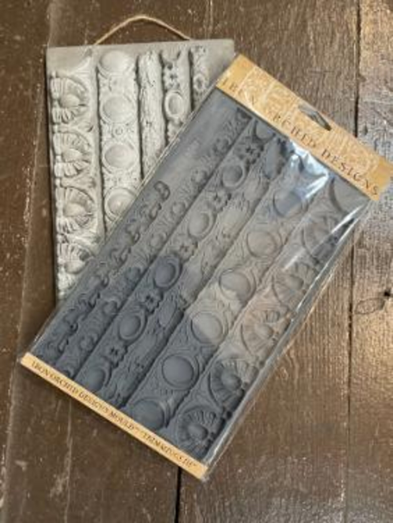 IOD Trimmings 3 6x10 Decor Mould Label Moulds Use With Clay or Resin ...