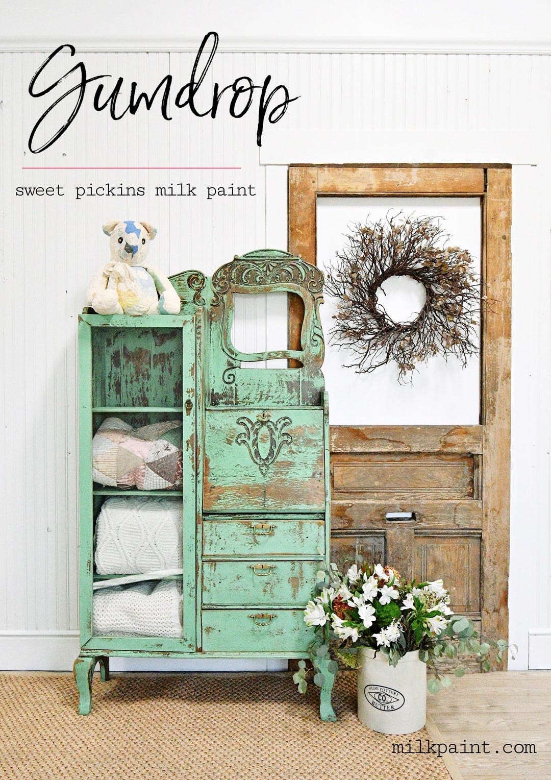 Sweet Pickins Milk Paint - Gumdrop, Chippy, Distressed, Antique ...