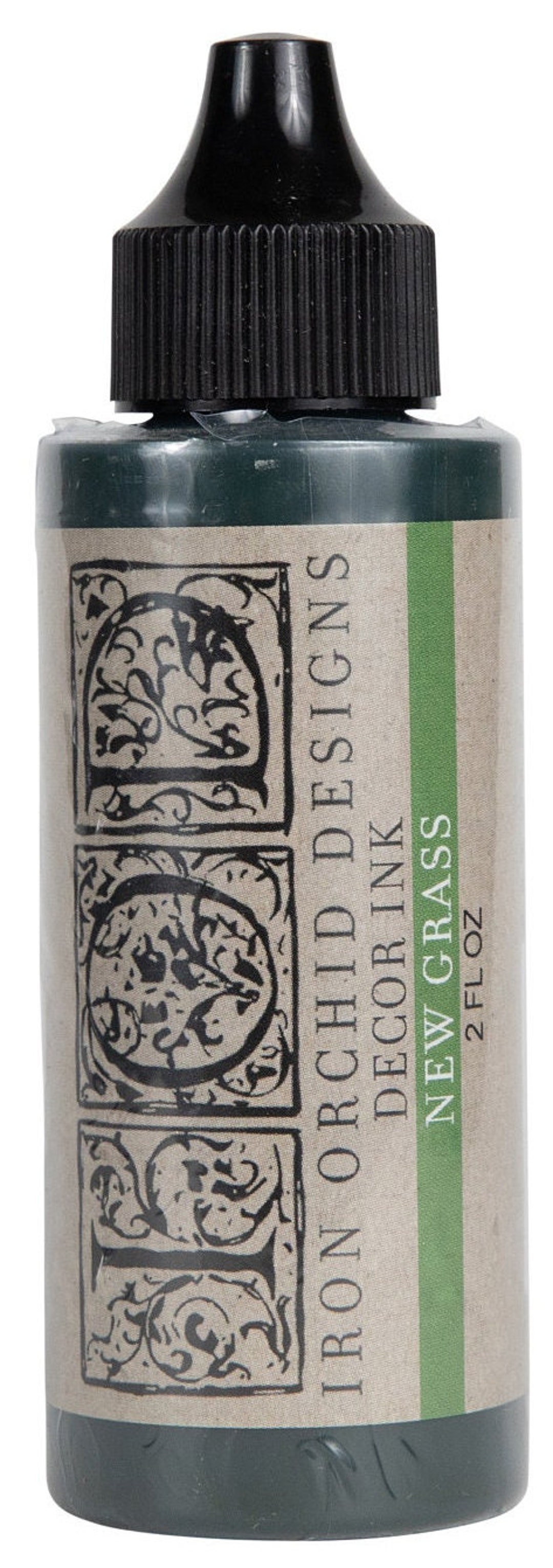 IOD New Grass Green Stamp Decor Ink by Iron Orchid Designs 2 Ounce for ...
