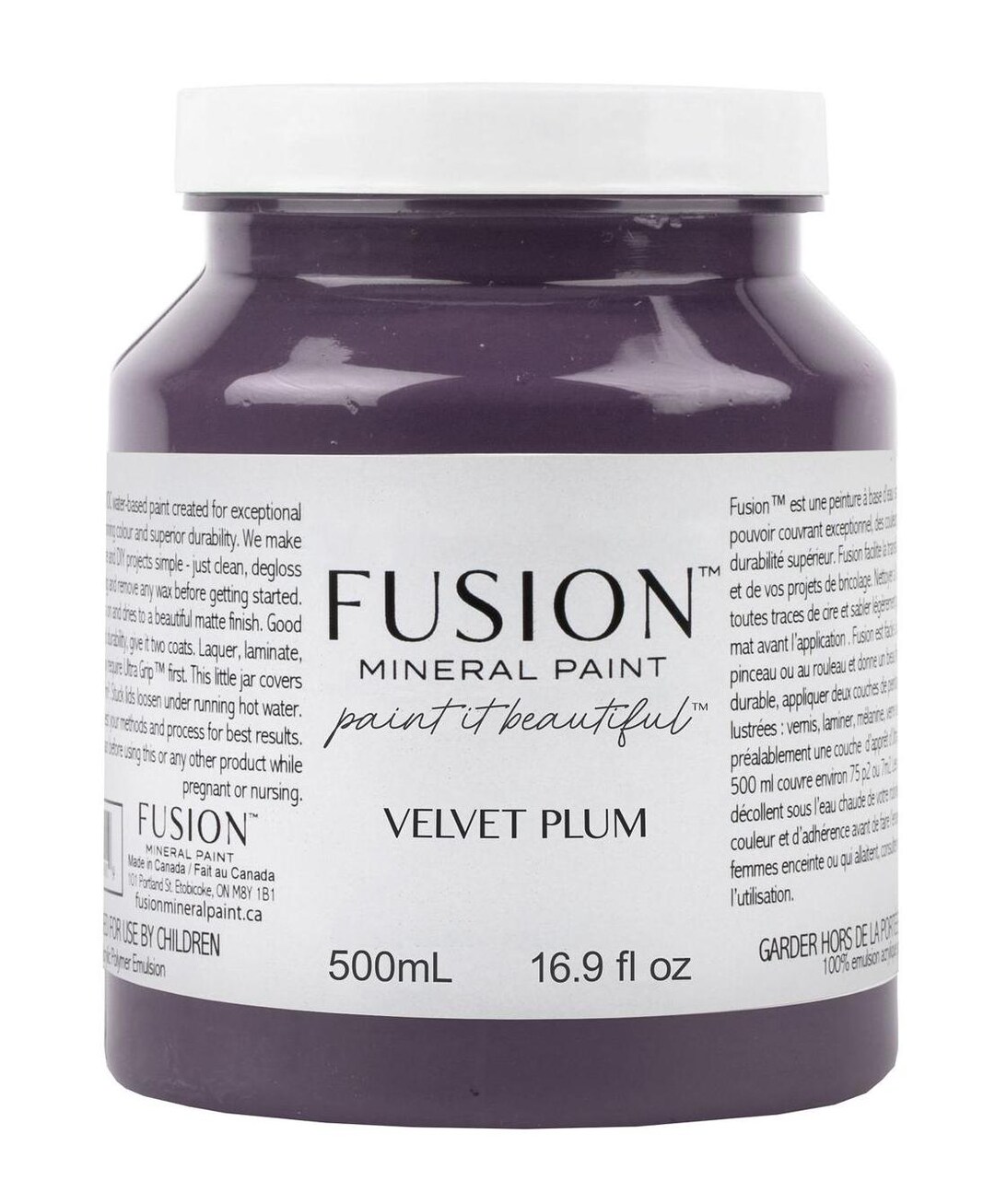NEW Velvet Plum Fusion Mineral Paint Pint, Phoenix Retailer Ships in 1 ...