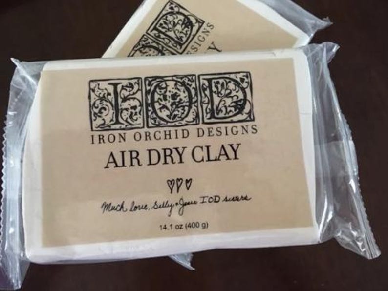 Air Dry Clay IOD by Iron Orchid Designs 14 Ounces, Moulding Clay ...