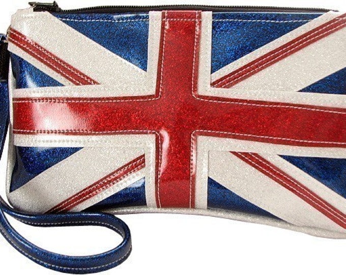 Union Jack Wristlet - Etsy
